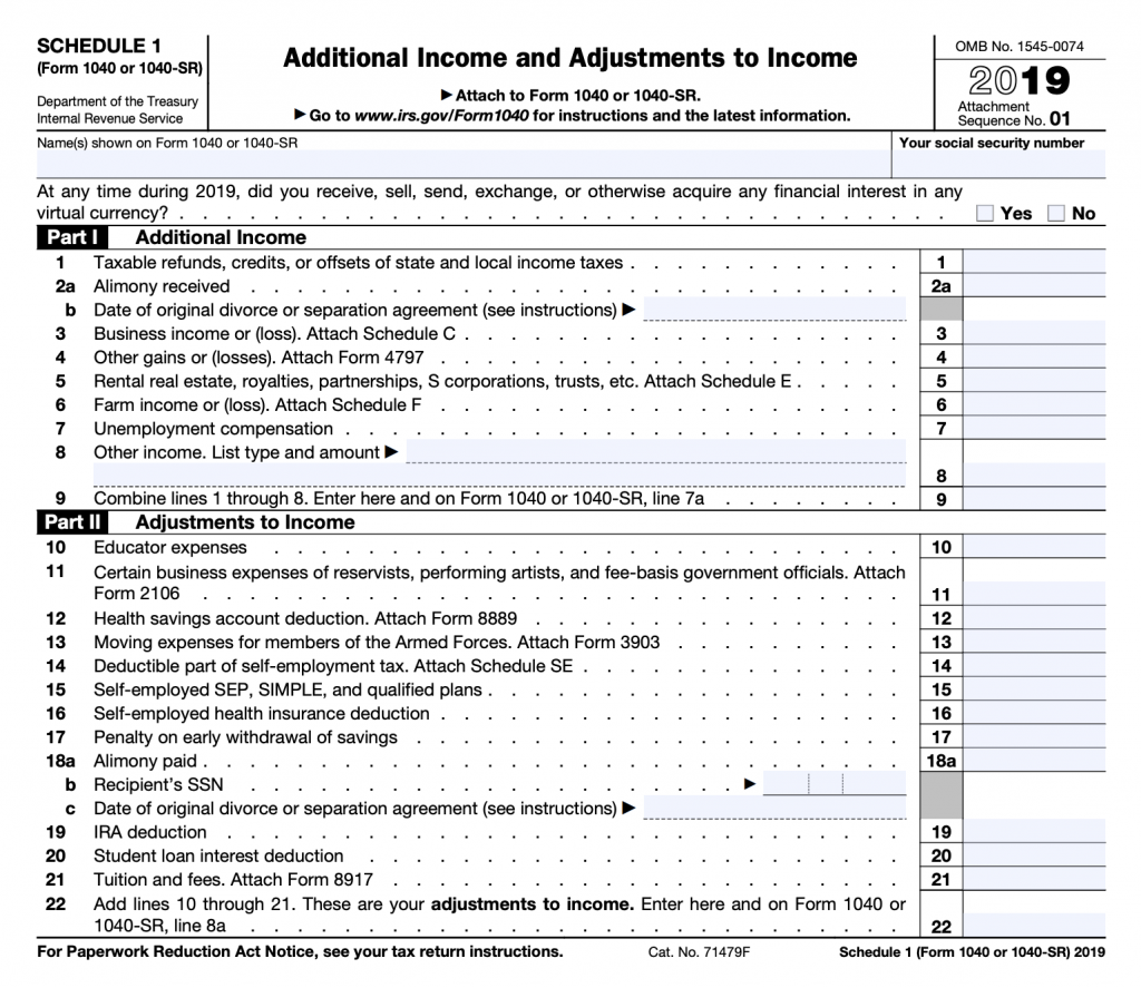 Yet Another New 1040 Form | White Coat Investor