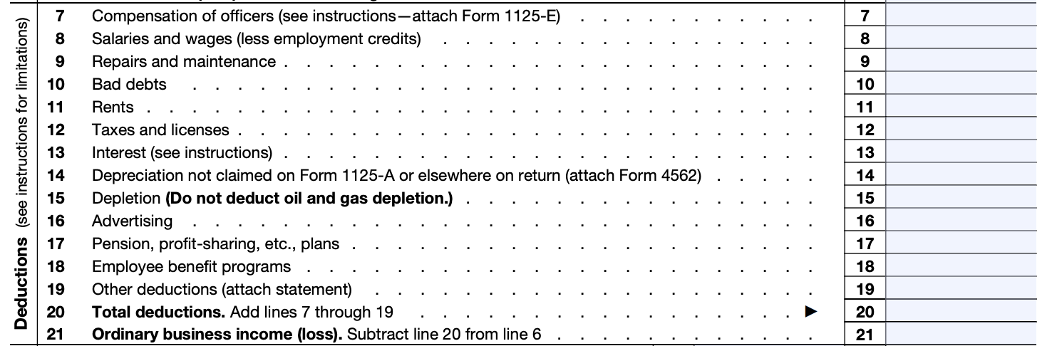 Form 1120s Instructions – How to File S Corp Taxes & Maximize ...