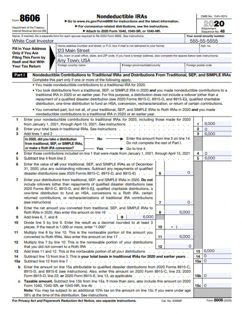 How to Do a Backdoor Roth IRA [Step-by-Step Guide] | White Coat Investor
