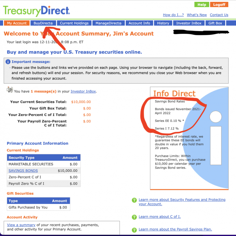 How to Buy I Bonds at TreasuryDirect [With Screenshots] | White Coat ...