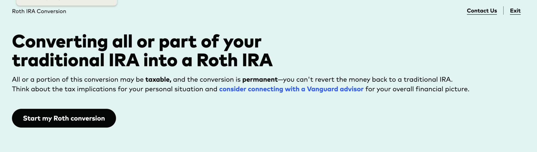 Vanguard Backdoor Roth Step By Step Guide [Screenshots] | White Coat ...