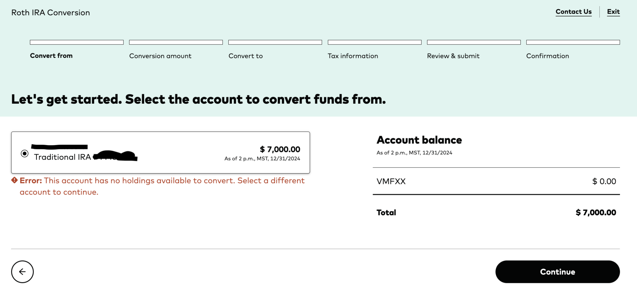 Vanguard Backdoor Roth Step By Step Guide [Screenshots] | White Coat ...