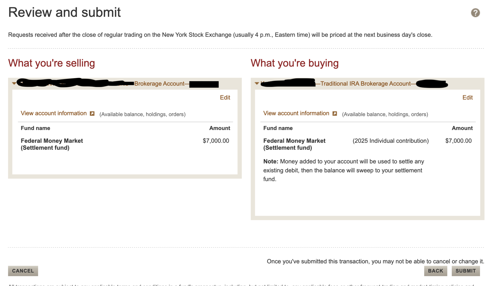 Vanguard Backdoor Roth Step By Step Guide [Screenshots] | White Coat ...