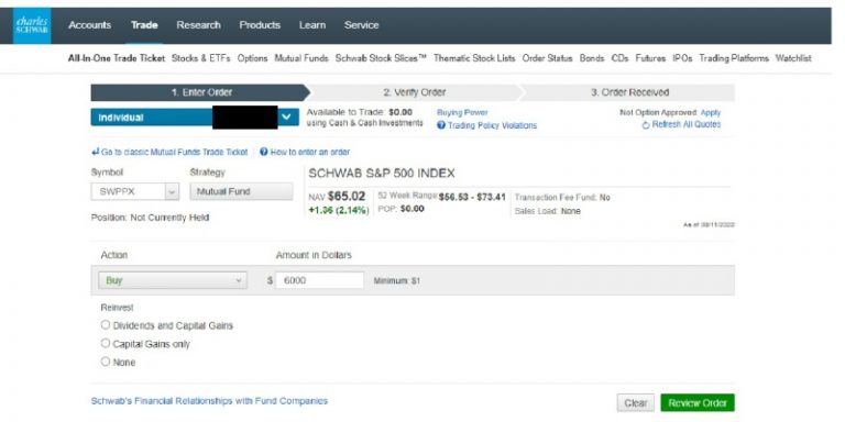 How to Backdoor Roth Schwab Tutorial [with Screenshots] | White Coat ...