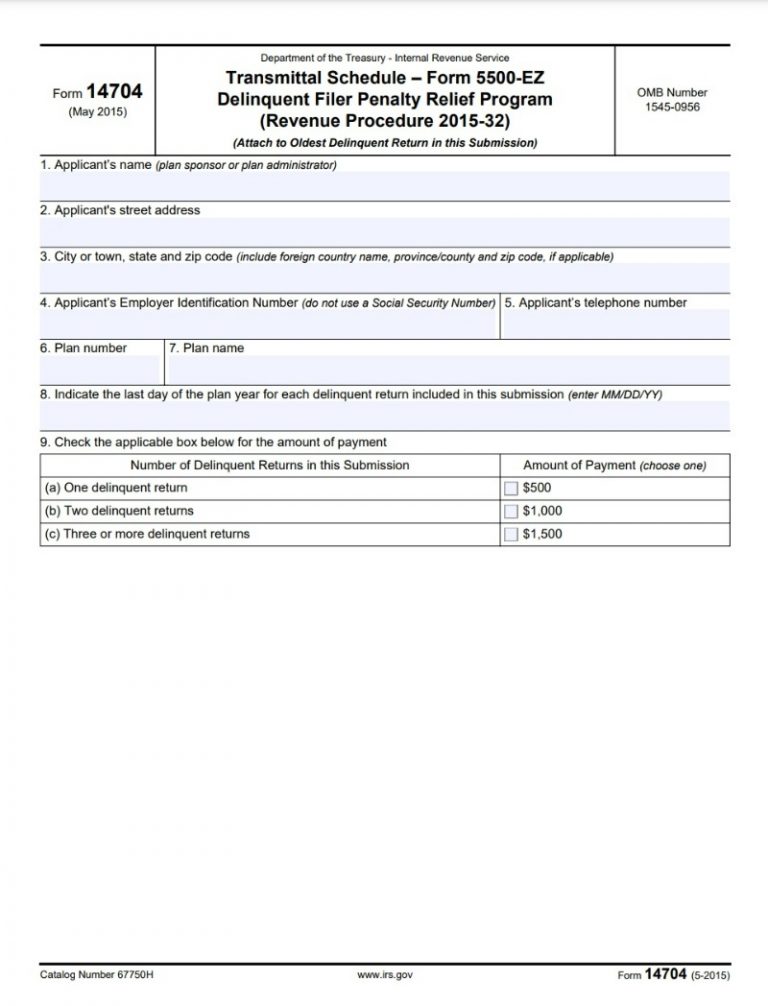 Late 5500-EZ Form? Here's What to Do | White Coat Investor