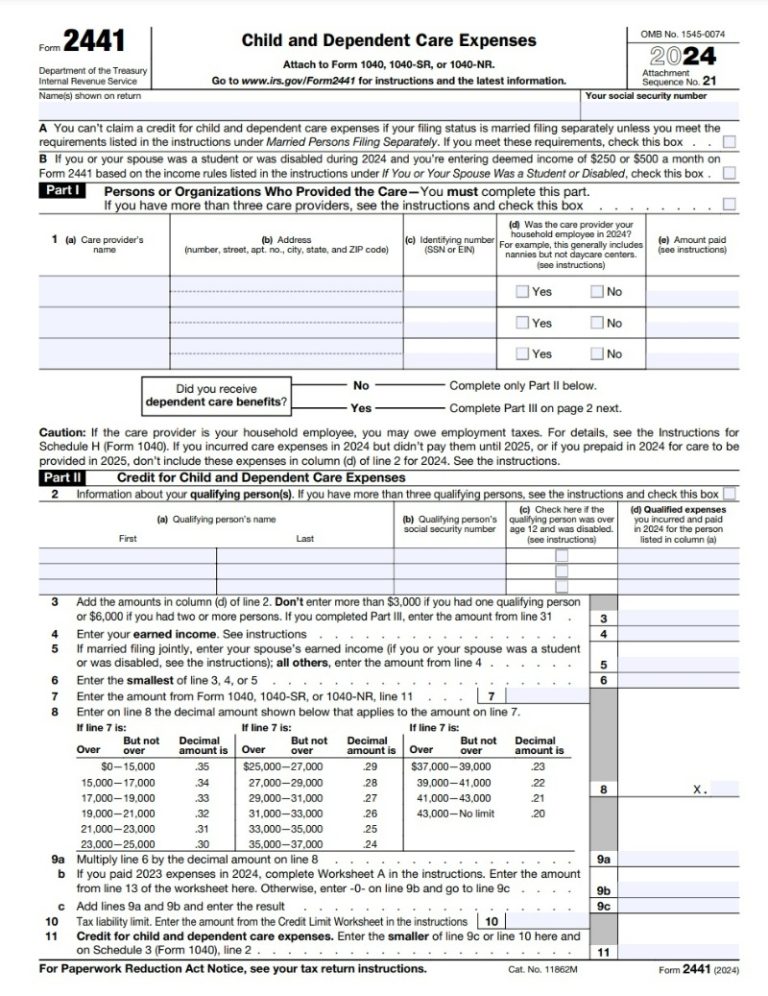 Child Tax Credit, Childcare Tax Credit, and Childcare Flexible Spending ...