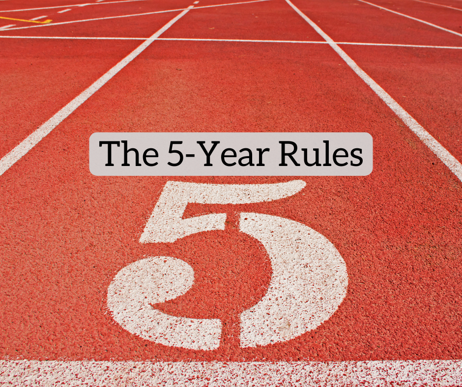 The 5-Year Rules | White Coat Investor