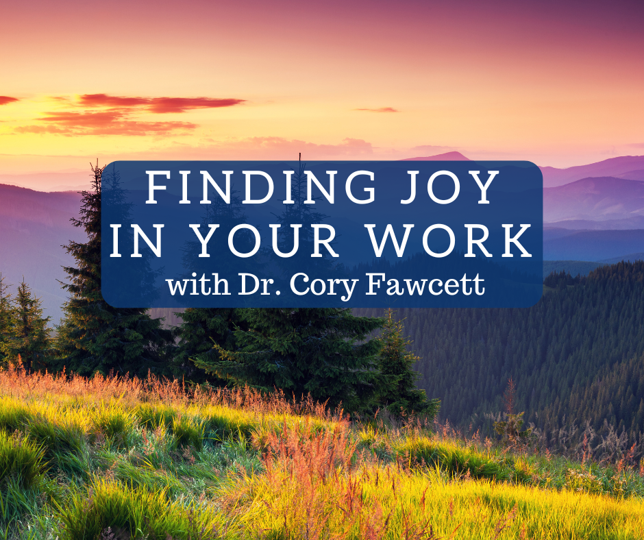 Finding Joy in Your Work with Dr. Cory Fawcett | White Coat Investor